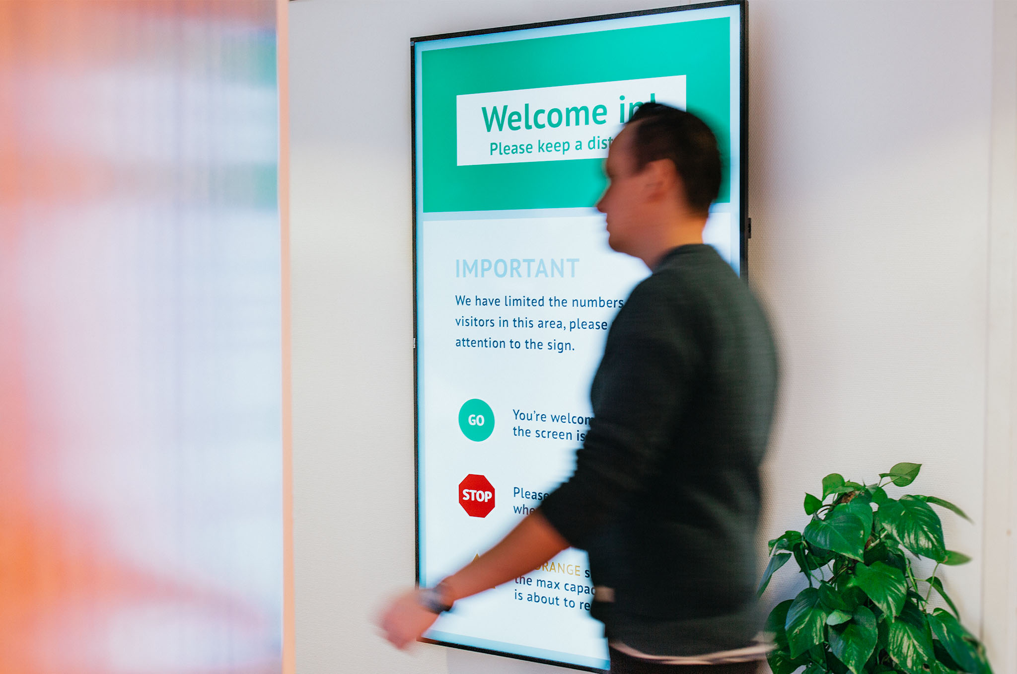 People counter keeps it safe | Smartsign